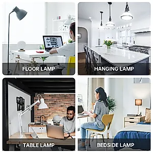 M MayJazz 3 Color Temperature LED Light Bulb A19 2700K-5000K-4000K,3CCT Color Changing Light Bulbs,Energy Saving 9W(60W Equivalent) LED Bulb,810LM,E26 Base for Bedroom,Living Room,2 Pack