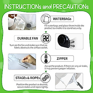 DomKom St. Patricks Day Inflatable Decorations, 4ft Cute Dog Dachshund Blow Up Lucky Day Décor Built-in LED Lights Carrying Good Luck Shamrock, for Outdoor Holiday Party, Lawn, Yard, Garden, Patio