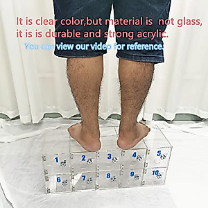 Zinging life No Confused for Each Key Clear Cell Phone Locker Box with Door Locks and Keys Wall-Mounted Cell Phones Storage Cabinet Pocket Storage Locker Box for Office Classroom