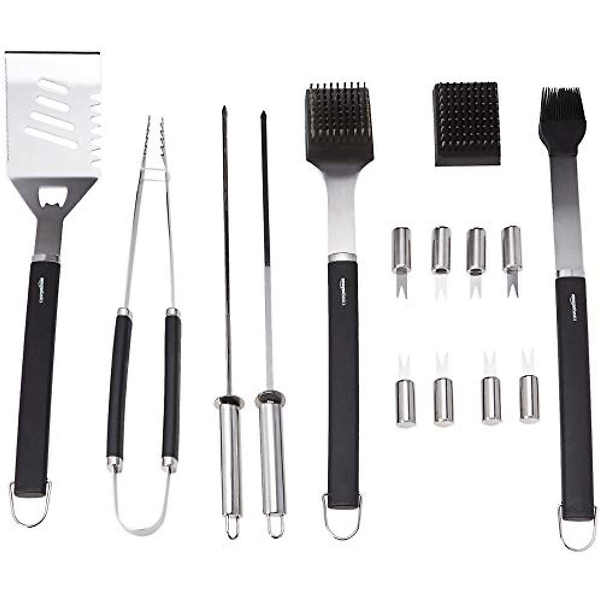 Amazon Basics Grilling Tool Set - 15piece