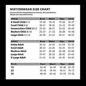 Motionwear Classic Camisole Leotard, Black, Small Adult