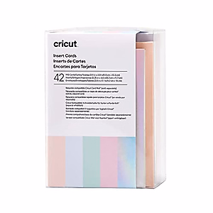Cricut Insert Cards R10, Create Depth-Filled Birthday Cards, Thank You Cards, Custom Greeting Cards at Home, Compatible with Cricut Joy/Maker/Explore Machines, Princess Sampler (42 ct)
