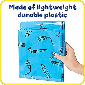 READY 2 LEARN Messy Mat - Splat Mat for Kids - Protect Tables and Floors - Waterproof - Reusable and Lightweight - 60”L x 60”W