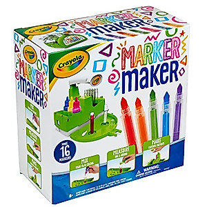 Crayola Marker Maker, DIY Kids Crafts, Create 16 Markers for Kids, Arts & Crafts Kit, Gift for Girls & Boys, Ages 7+
