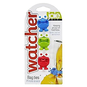 MSC International Joie Bag Watcher Ties Silicone, BPA Free, natural