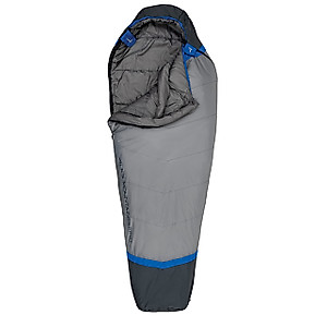 ALPS Mountaineering Aura +20° Mummy Sleeping Bag Regular, Gray/Charcoal - New