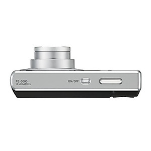 Olympus FE-3000 10MP Digital Camera with 3x Optical Zoom and 2.7 Inch LCD (Titanium)