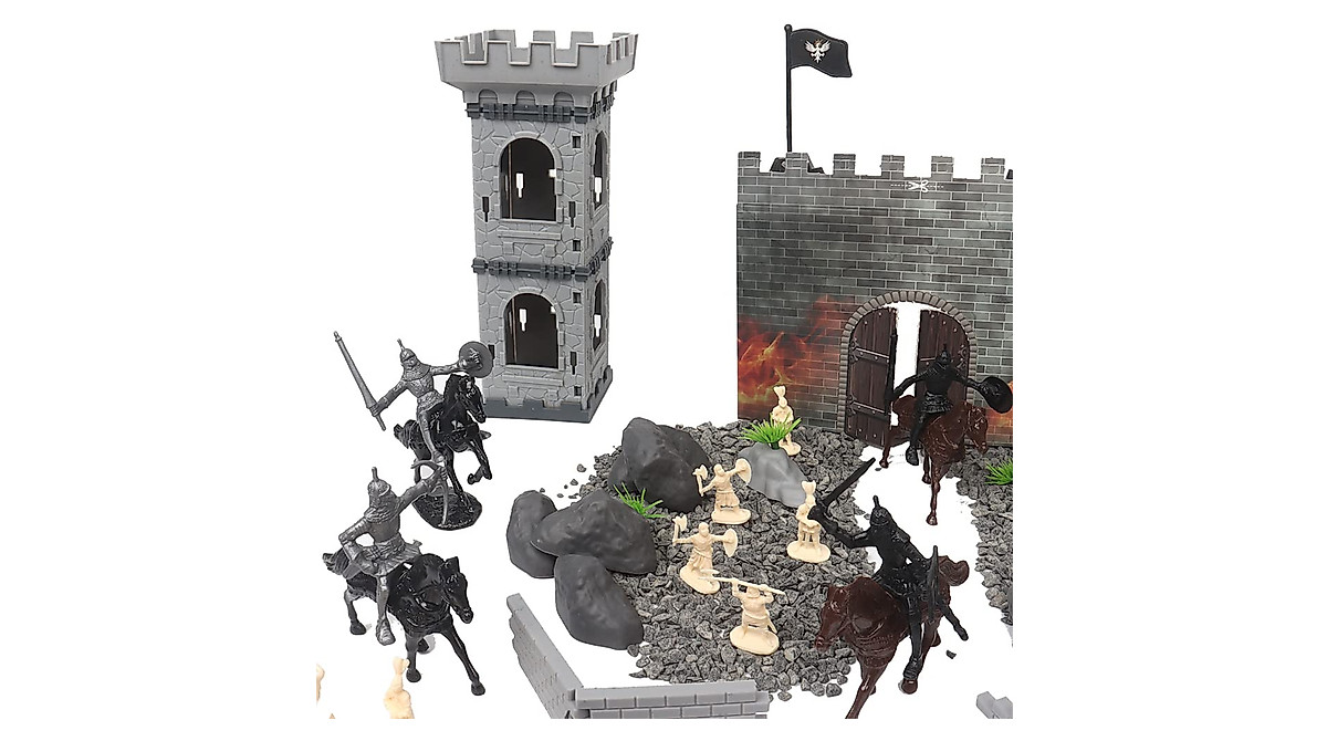 Medieval Castle Action Figure Set - 254pcs Playset for Kids