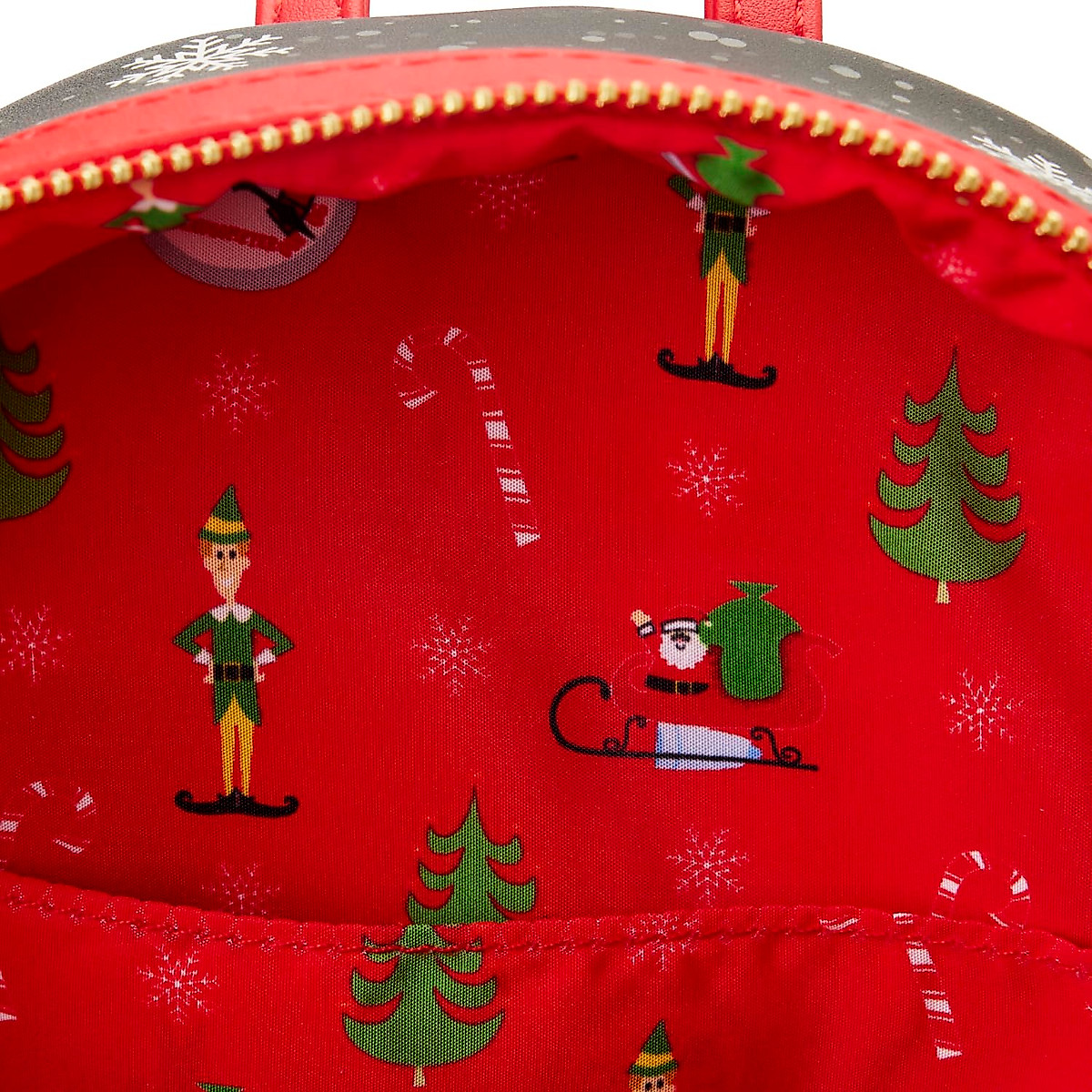 Loungefly Elf Clausometer Light Up Double Strap Shoulder Bag