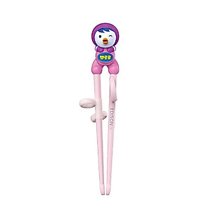 Edison Friends Penguin Chopsticks Training, Beginner, Brain Training, Learning, Korean Food, Japanese Food Dinner, Japanese Sushi, 1 Step to Learn Chopsticks, Made in Korea (Petty Right Hand)