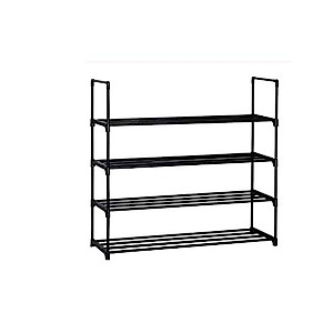 TAZSJG 4 Layers Metal Shoes Rack Home Assemble Modern Strong Bearing Storage Shelf