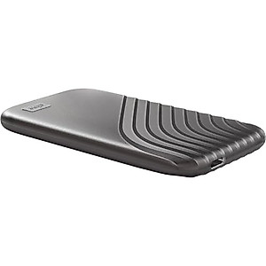 Western Digital 4TB My Passport SSD External Portable Solid State Drive, Grey, Up to 1,050 MB/s, USB 3.2 Gen-2 and USB-C Compatible (USB-A for older systems) – WDBAGF0040BGY-WESN