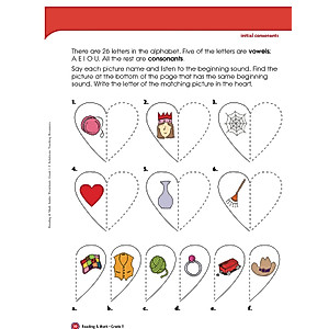 Reading & Math Jumbo Workbook: Grade 1