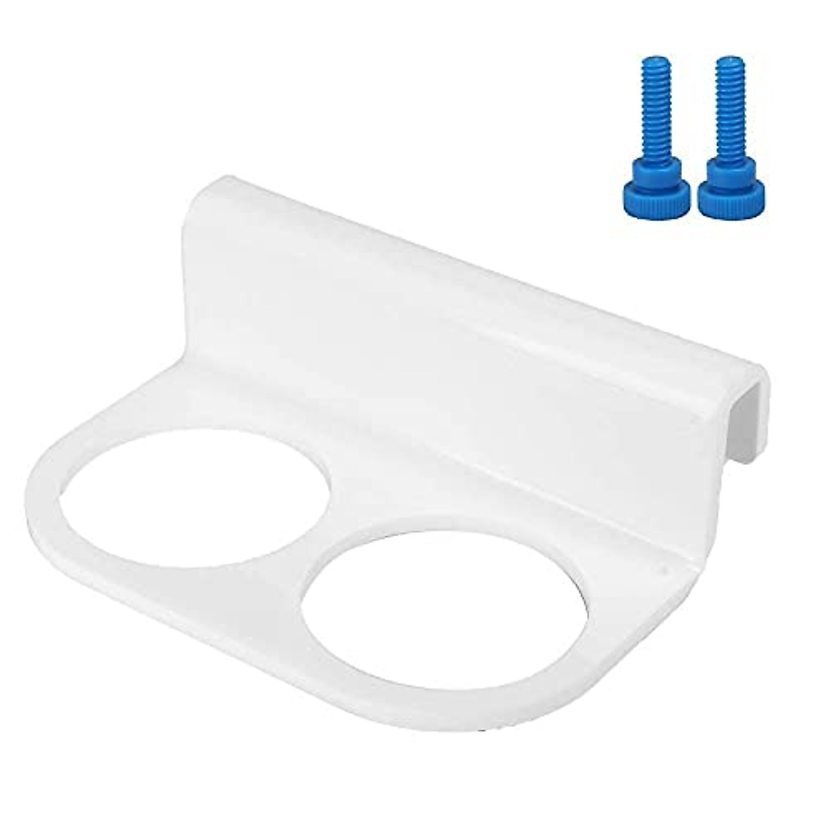 eecoo Aquarium Filter Sock Bracket Aquarium Acrylic Durable Double Hole Filter Bag Bracket Water Filter Holder Support Fish Tanks Accessory