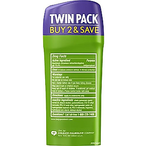 Lady Speed Stick Antiperspirant, Invisible Dry Powder Fresh, Twin, 2.3 Oz, Pack of 2