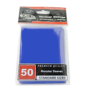 10 Pack Monster Gaming Sleeves (50ct per Pack- Value 500 Sleeve Set) - Standard Sized, Glossy - Fits Standard Sized Gaming Cards