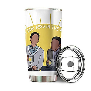 Troy And Abed In The Morning Community Stainless Steel Tumbler 20oz & 30oz Travel Mug