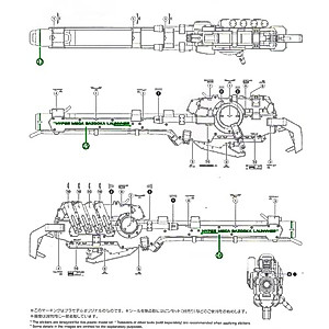 ANSAI Decals Decal Fluorescent fits Hobby RG 1/144 Hi Nu Hi v Scale Model kit