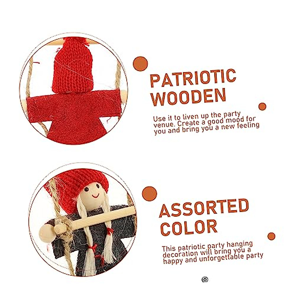 Amosfun Climbing Ladder Doll Christmas Decorations Christmas Tree Ornaments Christmas Pendants Christmas Tree Pendants Xmas Party Props The Tree Christmas Utenciles Felt Christmas Decor