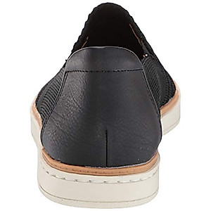 Naturalizer SOUL Womens Kemper Knit Slip On Casual Sneaker Shoe,Black Fabric,6W