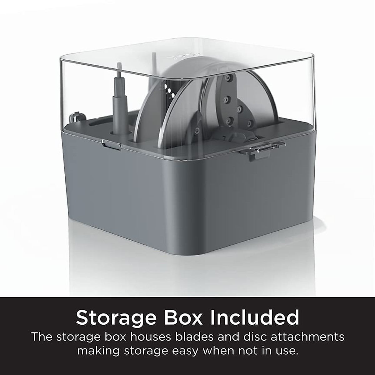 Ninja NF705BRN Professional XL Food Processor, 1200 Peak-Watts. 4 Functions for Chopping, Slicing/Shredding, Purees, Dough. 12-Cup Processor Bowl, 2 Blades/Discs, Feed Chute/Pusher, Storage Box, Black