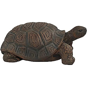 Sunnydaze Tanya The Tortoise Large Garden Statue - 20-Inch Long - Indoor/Outdoor Decoration for Yard, Patio, Pond, or Lawn