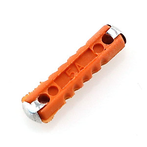 DGZZI Car Fuse 50PCS 5A 8A 16A 25A Amp European Automotive Fuses Torpedo Bullet Classic Fuses for Old Style Classic Car