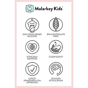 Malarkey Kids Silicone Teething Toys Chew Cube Baby Toy Activity Cube for New Born Babies Toys Rattle Teether Four Way Sensory Stimulation (Easy Grip, BPA Free Non Toxic, Mauve, Pack of 1)