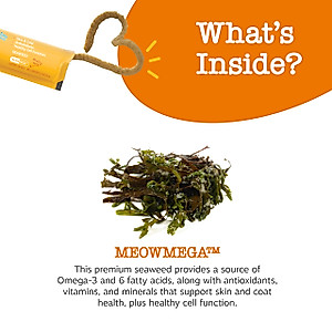 Zesty Paws Omega Cat Mousse Squeezable Cat Treats - with Seaweed, Omega Fatty Acids, Antioxidants Vitamins & Minerals - Skin & Coat Support for Cats - Tuna Fish Flavor - 18 Count