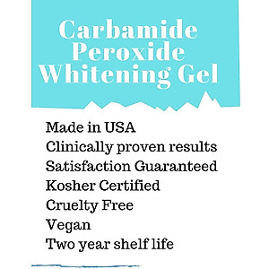 White Teeth Global 10 Syringes (3ml) New Strongest 44% Carbamide Peroxide Teeth whitening Gel