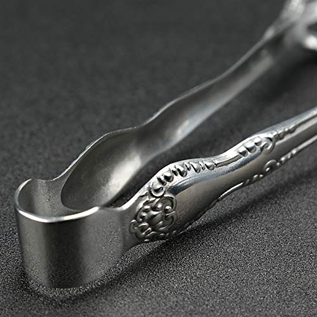 MASSJOY Bar Ice Hockey Special Eagle Claw Shape Ice Tongs Serving Tongs.