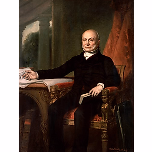 ArtDirect John Quincy Adams (1858) 15x20 UnFramed Museum Art Print Poster Ready for Framing by George Peter Alexander Healy (American, 1813-1894)