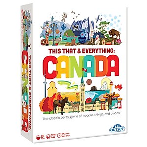 This That and Everything Canada Party Game - Contains 100 Double-Sided Cards About All Things Canadian- Trivia Game for Kids Ages 12 and up by Outset