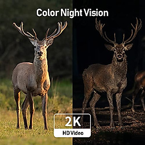 4G LTE Cellular Solar Security Camera Wireless Outdoor, No WiFi Battery Cameras(Verizon, AT&T and T-Mobile), 360° View, 2K Color Night Vision, PIR Motion Sensor, 2 Way Audio(64G SD&SIM Card Included)