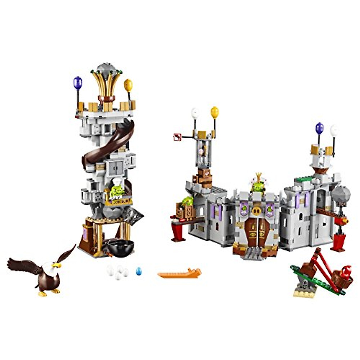 LEGO Angry Birds 75826 King Pig's Castle Building Kit (859 Piece)