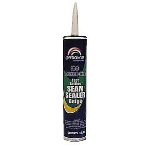 SpeedoKote SMR-26 - Beige Fast Setting Auto Body Seam Sealer for Autobody, 11 oz. Cartridge