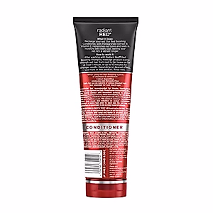 John Frieda Radiant Red, Red Boosting Conditioner, Hydrates and Enhances Red Tones with Pomegranate Extract and Vitamin E for Natural or Color-Treated Red Hair, 8.3 Oz