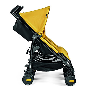 Peg Perego Pliko Mini Twin Baby Stroller, Mod Yelow