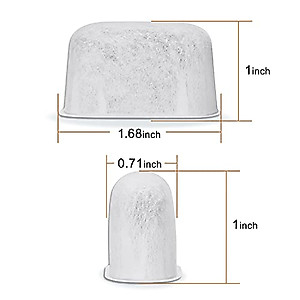 12-Pack Replacement Charcoal Water Filters for Use with Cuisinart coffee machines