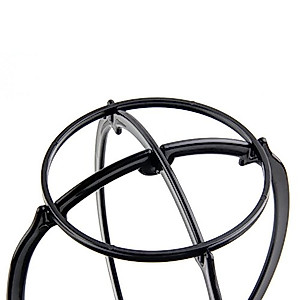 Ruiwen hair 6PCS Wig Stand Portable Wig Stand Collapsible Wig Holder Durable Wig Display 13.8 Inch Tool Travel Wig Stand for All Wigs