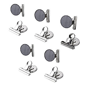 Strong Office Magnetic Clips Heavy Duty Refrigerator Magnet Hook Clips for Photo Displays, Whiteboards, Locker, Fridge, Classroom, School, Office(10 Pack)