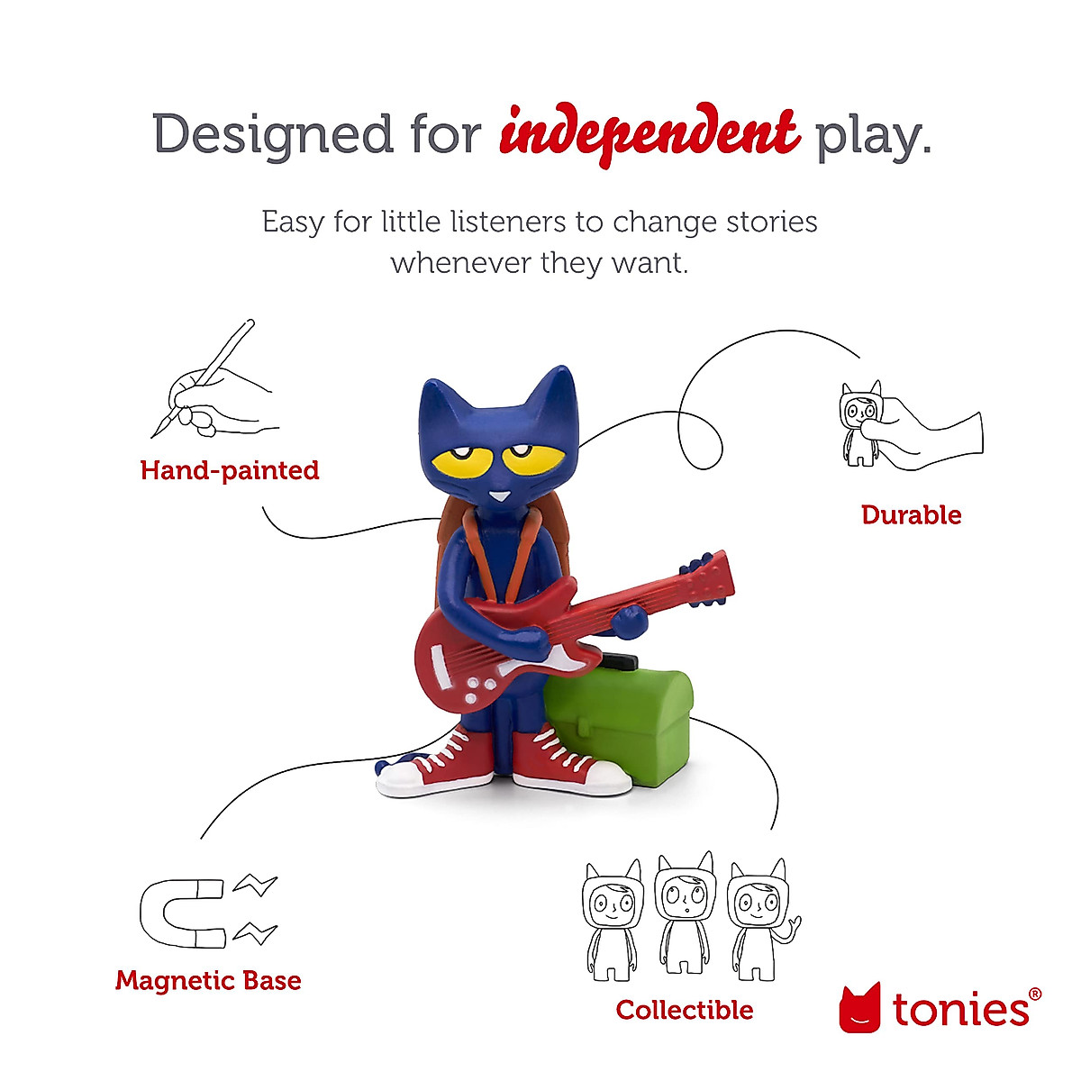 Tonies Pete The Cat: Rock On! Audio Play Character
