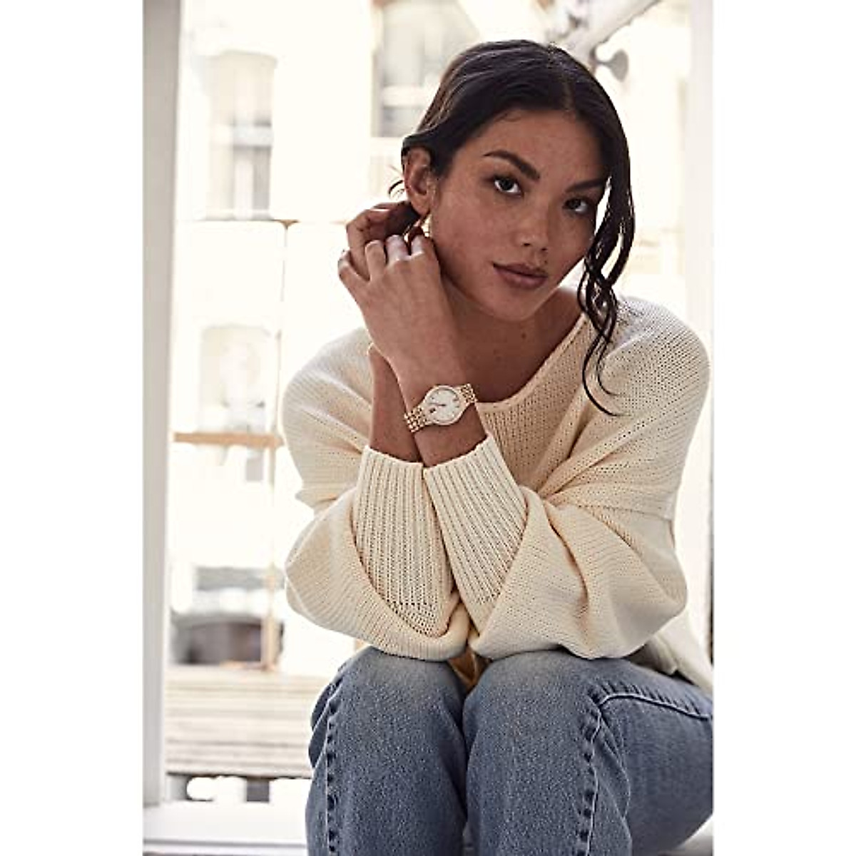 Bulova Men's Crystal Phantom Gold Tone 3-Hand Quartz Stainless Steel Style: 98A229