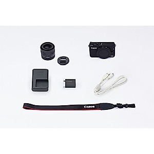 Canon EOS M10 Mirrorless Camera Kit with EF-M 15-45mm Image Stabilization STM Lens Kit