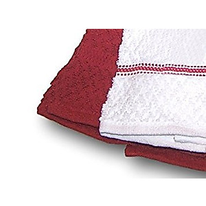 Red Sedona Kitchen Towel Set 5 Piece- Towels, Pot Holders, Oven Mitt by Mainstays