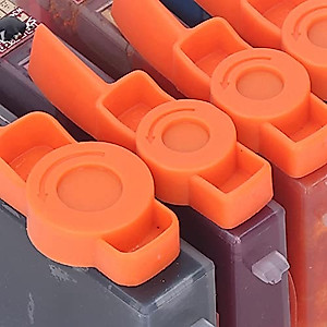 Hilitand 4Pcs Printer Cartridge Standard Size Printing Ink Cartridge Print Ink Cartridge for Office Print Photos, Test Papers, Documents