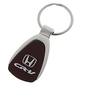 Au-TOMOTIVE GOLD Tear Drop Key Chain for Honda CR-V (Burgundy)
