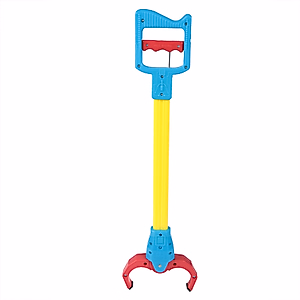 Child's Grabber Toy, Children Intelligence Toy Hand Claw Grabber Kids Grabbing Pick Up Toys, Children Grabber Toy Robot (Yellow)