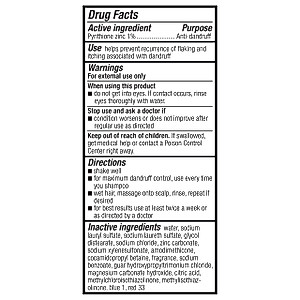 Amazon Basics 2-in-1 Dandruff Shampoo and Conditioner for Men, Smooth Spice Scent, 14.2 Fluid Ounces, 1-Pack (Previously Solimo)