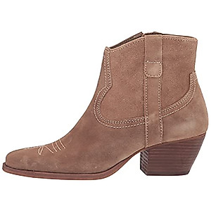 Dolce Vita Women's SILMA Ankle Boot, Truffle Suede, 8